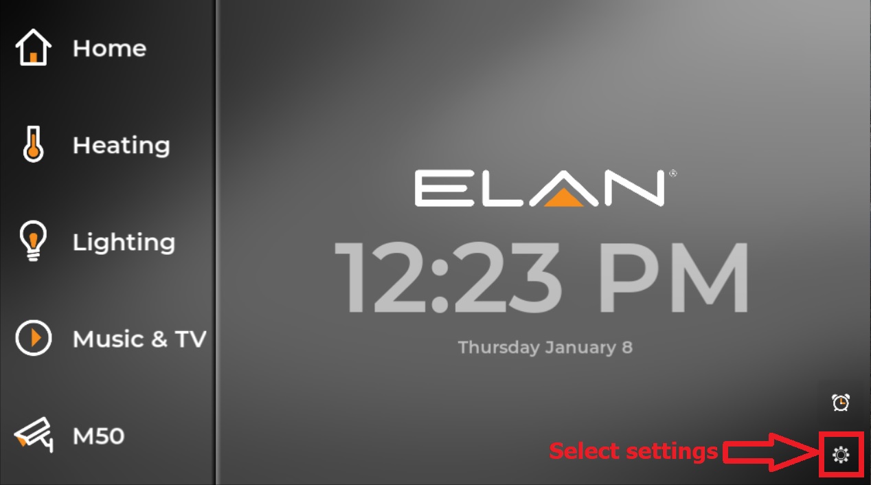 How to Customise the ELAN Home Automation Screen